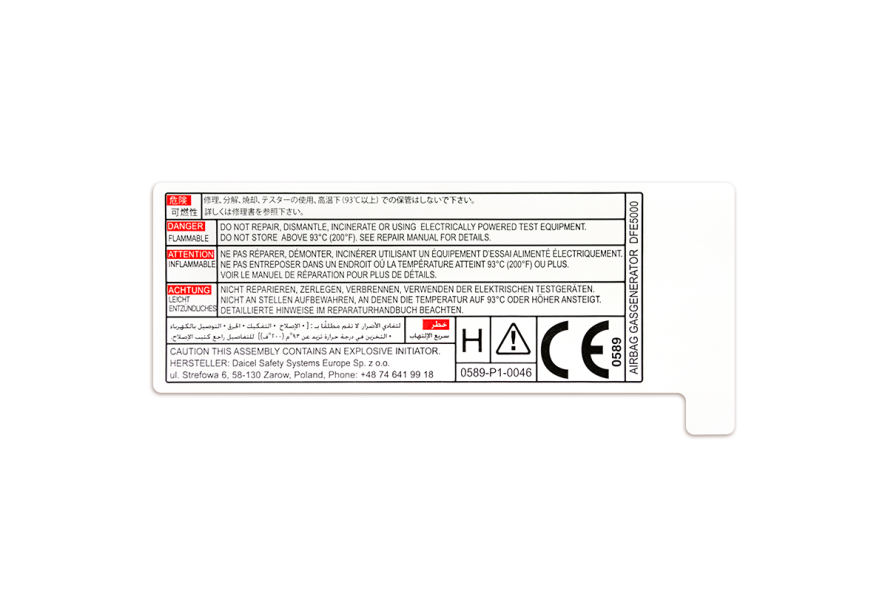 Custom Polyester Labels - Polyester Tags & Nameplates | Label-Aid ...