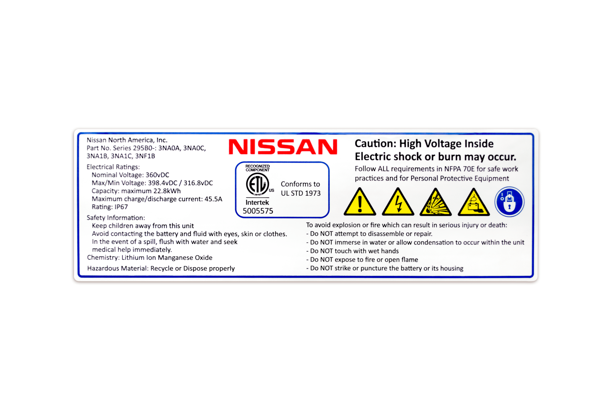 Custom Safety & Warning Labels | Certification Mark Labels