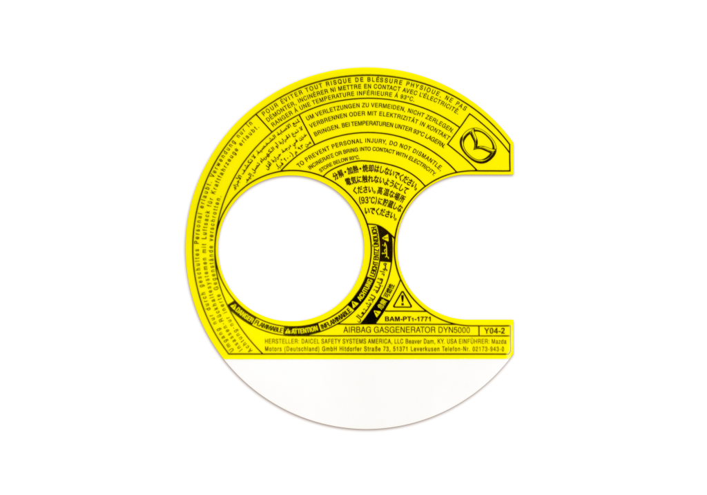 Custom Safety & Warning Labels | Certification Mark Labels