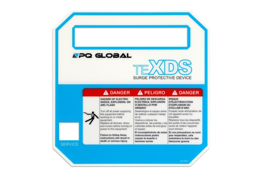 Custom Industrial Overlays | Adhesive Die Cut Overlays