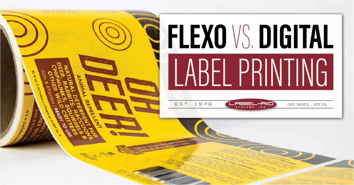 Flexo Vs. Digital Printing For Labels - 2022 Guide | Label-Aid Systems ... Flexo Vs. Digital Printing For Labels - 2022 Guide | Label-Aid Systems ...